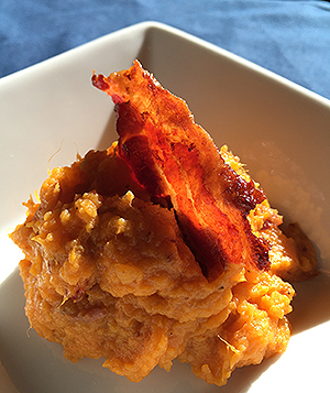 Chipotle Smashed Sweet Potatoes