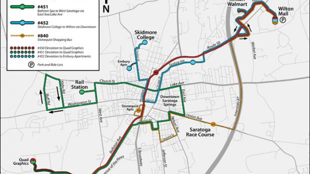 Skidmore College Map