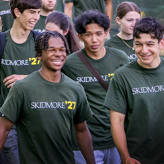 Welcoming Skidmore's Class of 2027