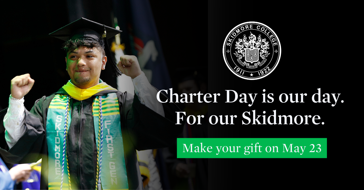 Charter Day: Our day for our Skidmore